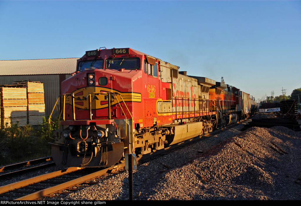 BNSF 646 Long live the Santa Fe in 2013.